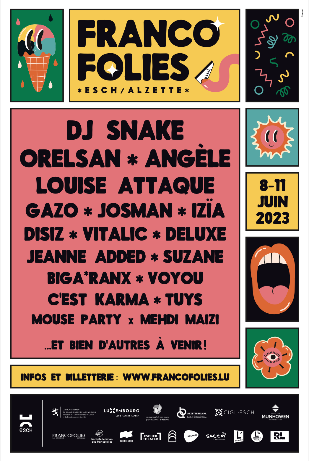 Regard tourné vers 2023 : les Francofolies Esch/Alzette - Janette Magazine